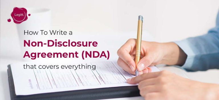 How To Write a NDA that covers everything?