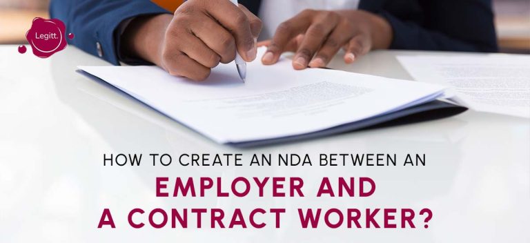 How to Create NDA between an Employer and a Contract Worker?