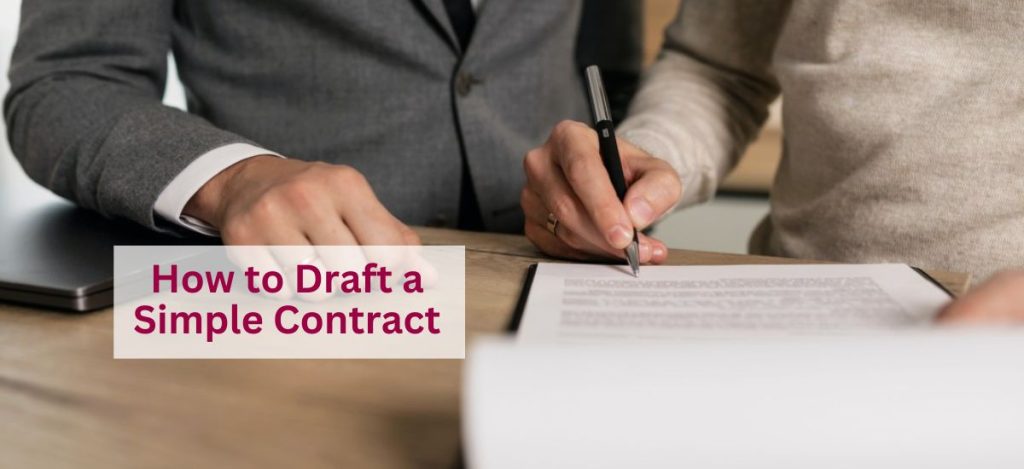 How to Draft a Simple Contract: A Beginner's Guide | Legitt AI